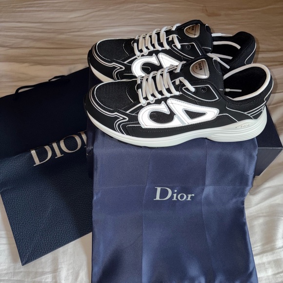 Dior | Shoes | Dior B3 Reflective Cd30 Black | Poshmark